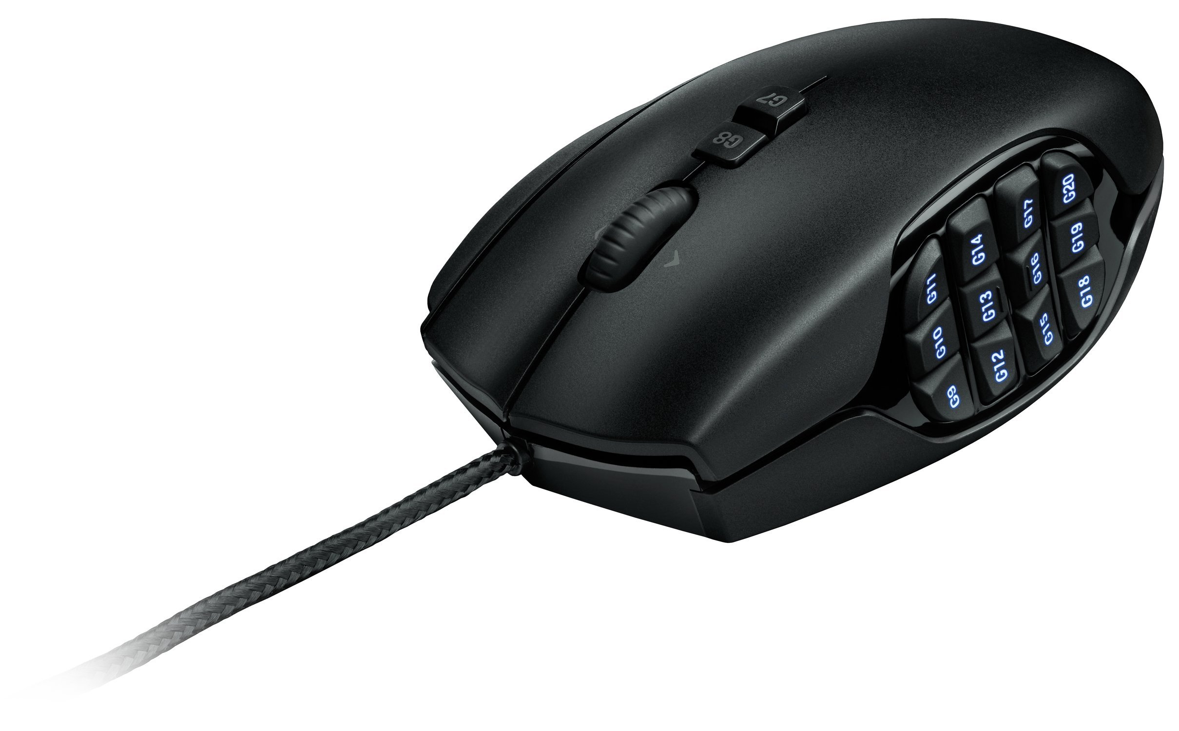 Logitech G600 MMO Gaming Mouse, RGB Backlit, 20 Programmable Buttons (Renewed)