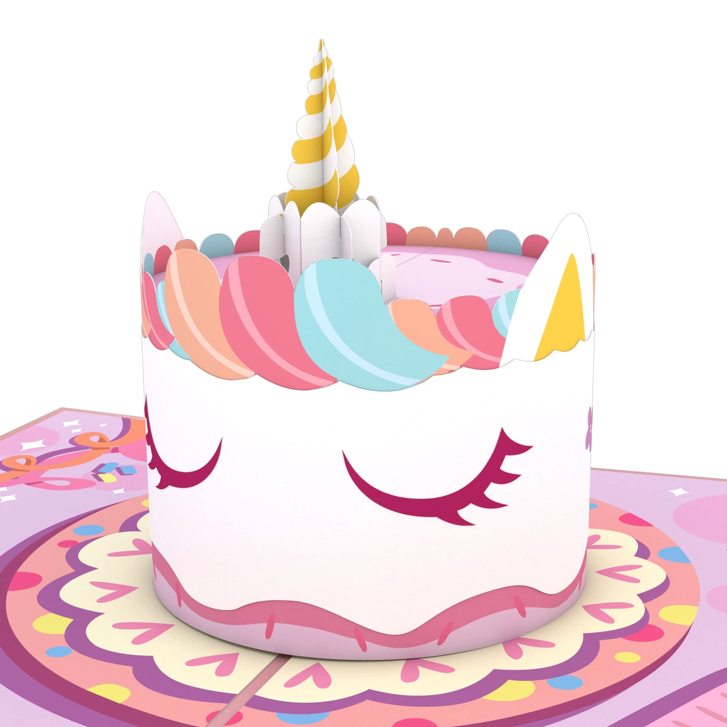 Lovepop Unicorn Cake Pop-Up Card