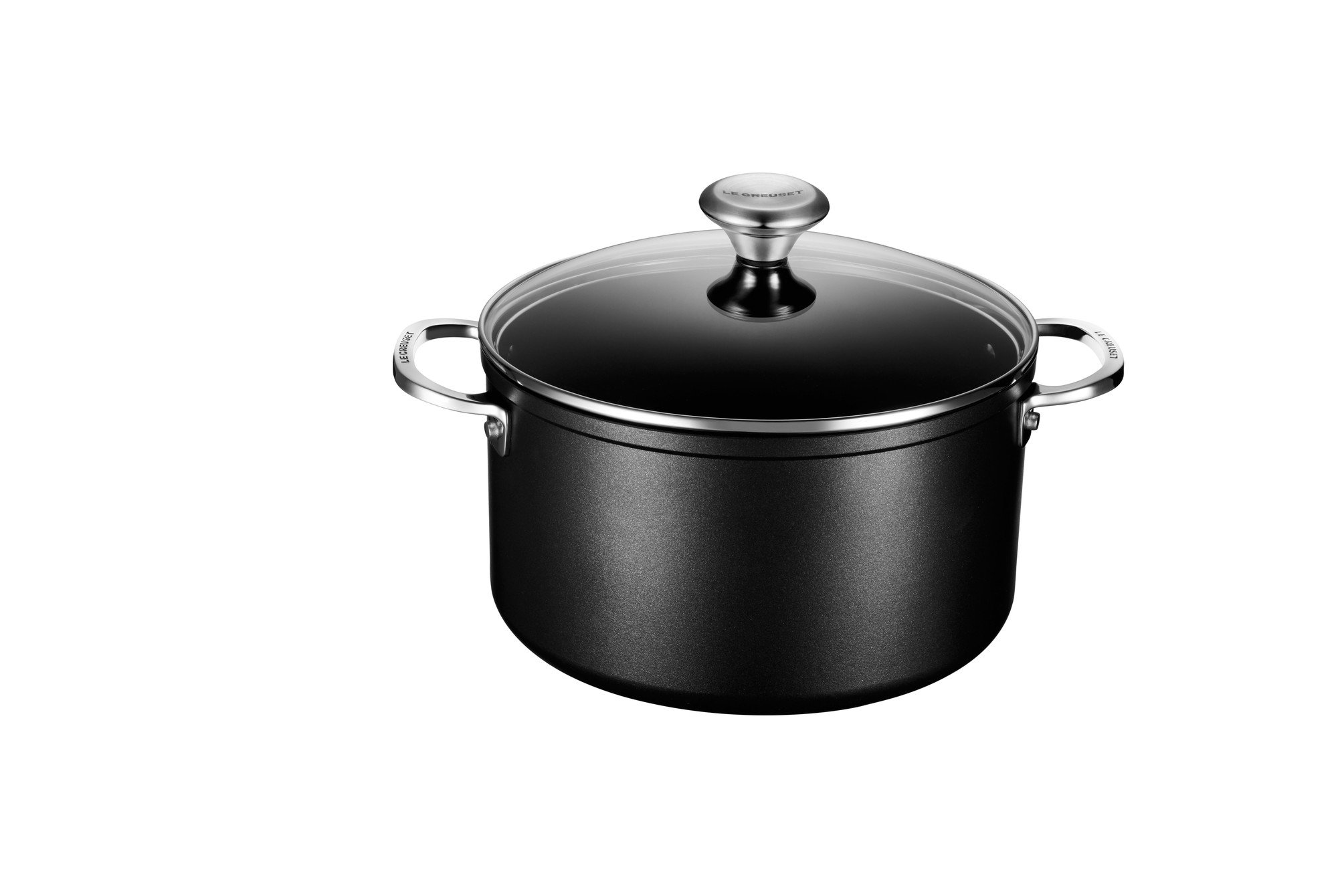 Le Creuset Toughened Nonstick Stockpot With Glass Lid, 6.3 qt.