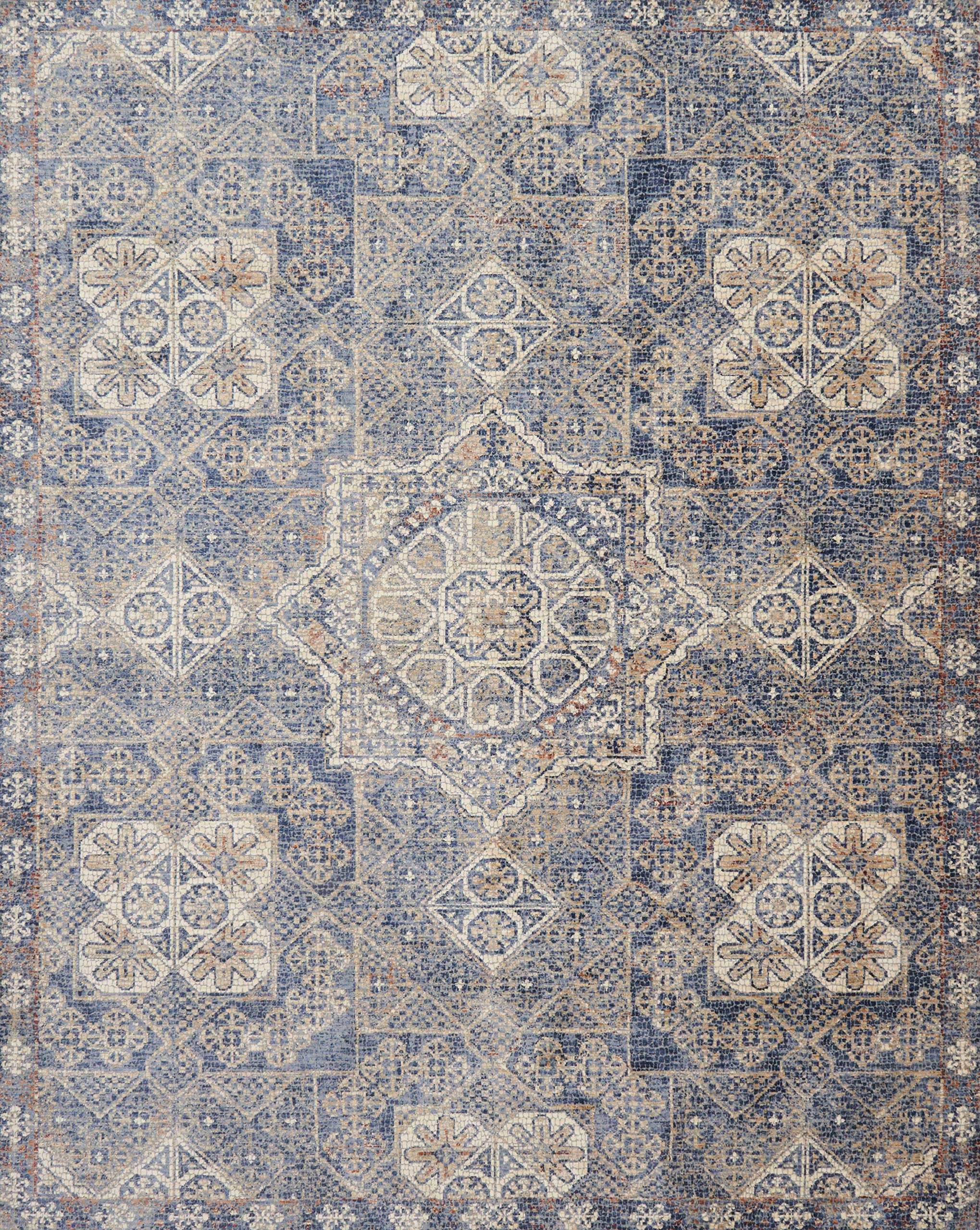 Loloi Porcia Collection Area Rug, 5' x 8', Blue