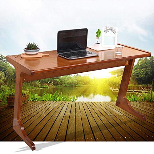 LWW Table,Desks Modern Simple Style Steel Frame Wooden Home Office Table - Computer Pc Laptop Study Table Workstation for Home Office and More -Workbench