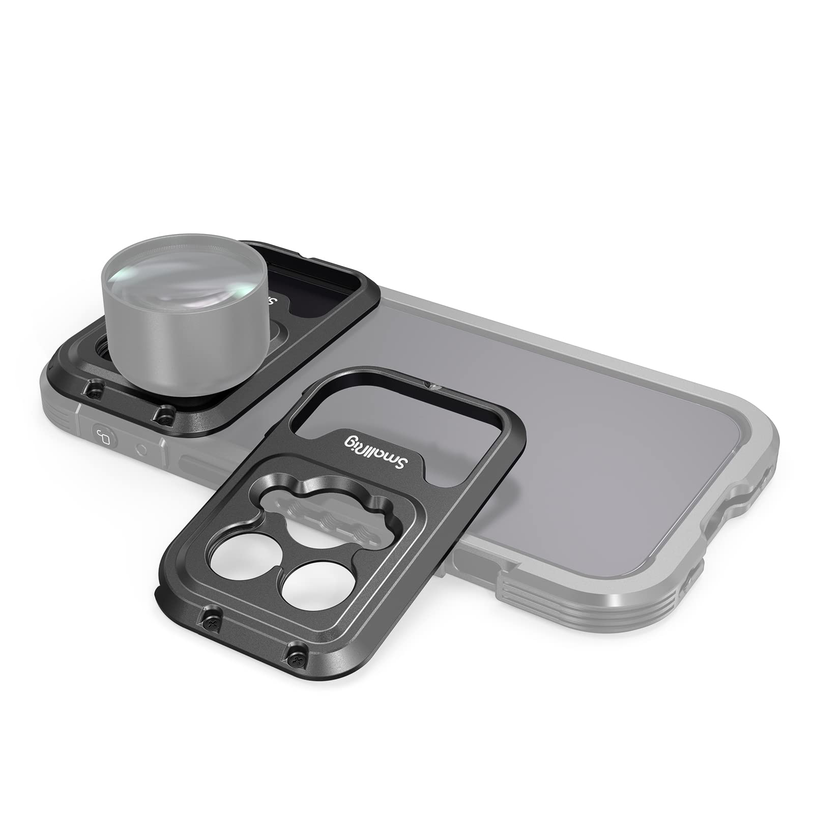 SmallRig 17mm Threaded Lens Backplane for iPhone 14 Pro Max, Aluminum Alloy Lens Backplane Sturdy and Wear-Resistant, Lens Backplane Only for SmallRig Mobile Video Cage 4077 4078 4099