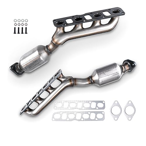 KAX 2 PCS Catalytic Converter Stainless Steel Replacement for Titan 5.6L 2004-2015 (EPA Compliant)