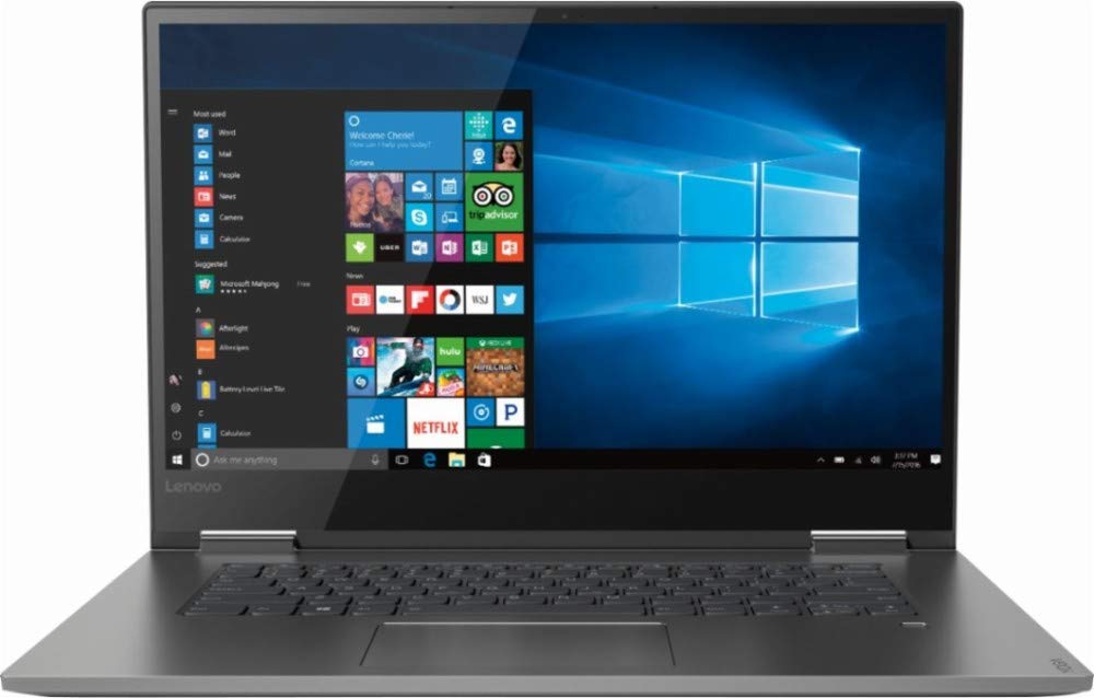 Newest Lenovo Yoga 730 2-in-1 15.6" FHD IPS Touch-Screen Premium Laptop | Intel Quad Core i5-8250U (beat i7-7500U) | 16GB DDR4 RAM | 512GB SSD | Thunderbolt | Backlit Keyboard | Windows 10 | Iron Gray