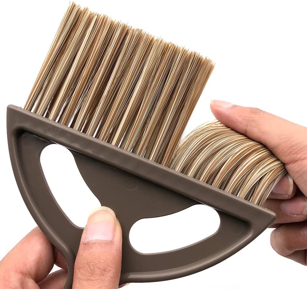 Small Broom and Dustpan Set Mini Dustpan and Brush, Hand Broom and Dustpan Set, Mini Broom and Dustpan Set for Home/Camping/Pets/Dorm (2pcs)