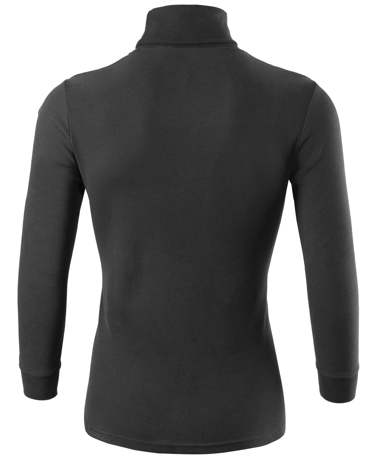 Mens Black Turtleneck Long Sleeve Mock Turtleneck Men Thermal Underwear Shirts Sweater 3X