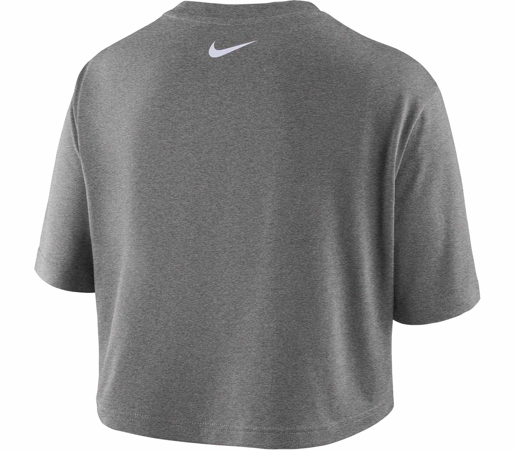 Nike Women's Logo Pocket Crop Top (Midnight Navy, Large)
