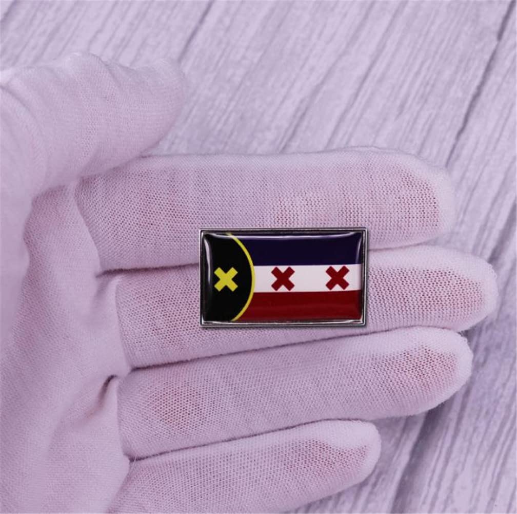L'Manberg Pin Manburg Flag Brooch Lapel Pins Badge Independent Dream SMP Flag Fans Gift