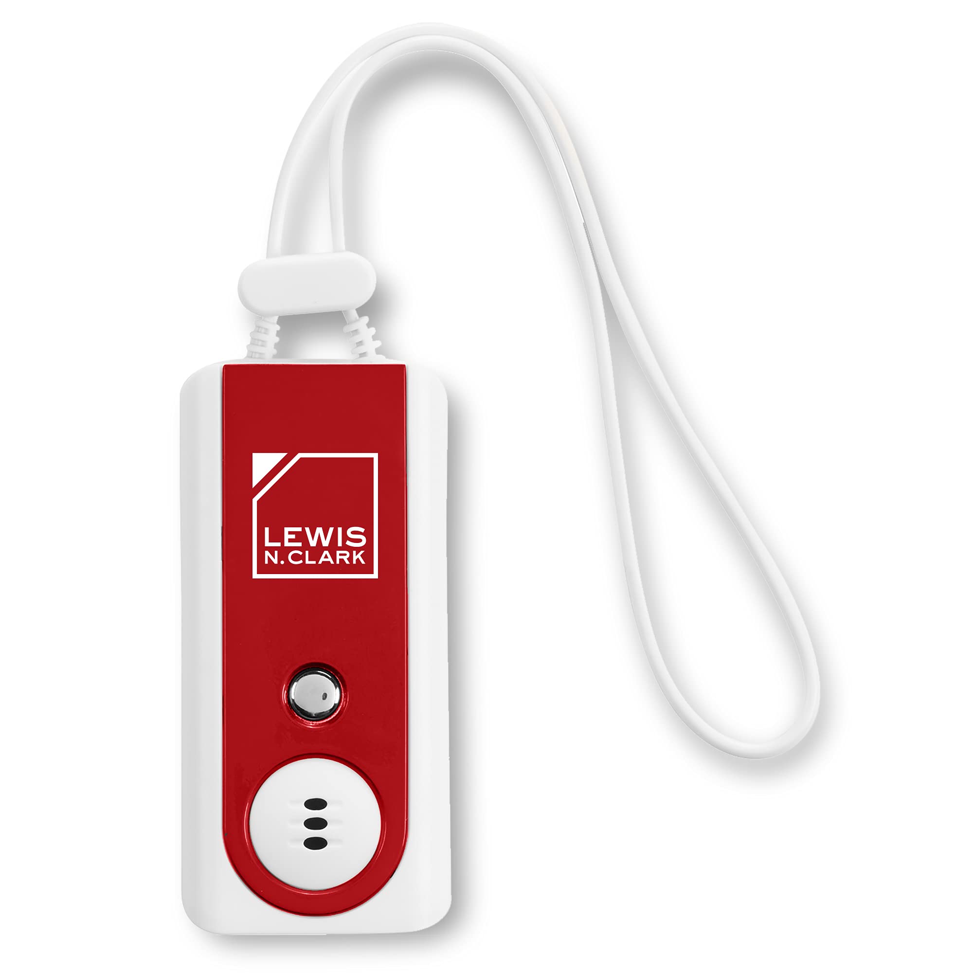 Lewis N. Clark Travel Door and Window Alarm with Flashlight, Blue, 2 Pack