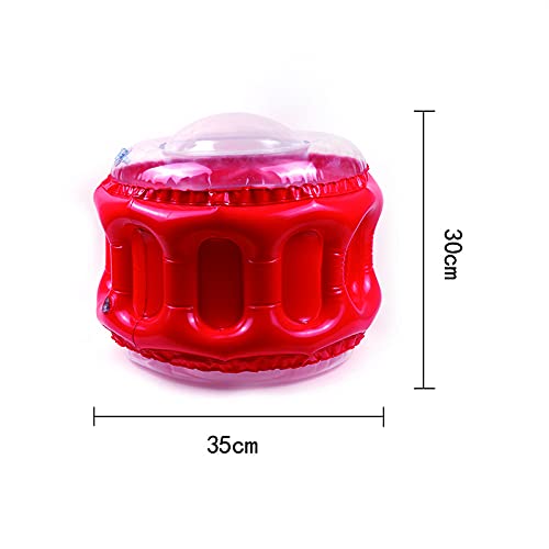 Rage Quit Protector, 360° Inflatable Contraption Protects Controllers from Impact,Clear Inflatable Rage Controller Protector for Gaming Controllers from Gamer Rage (Red)
