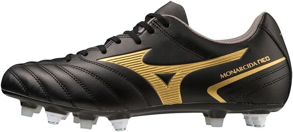 Mizuno Unisex Soccer, Black Gold, 10 US Women