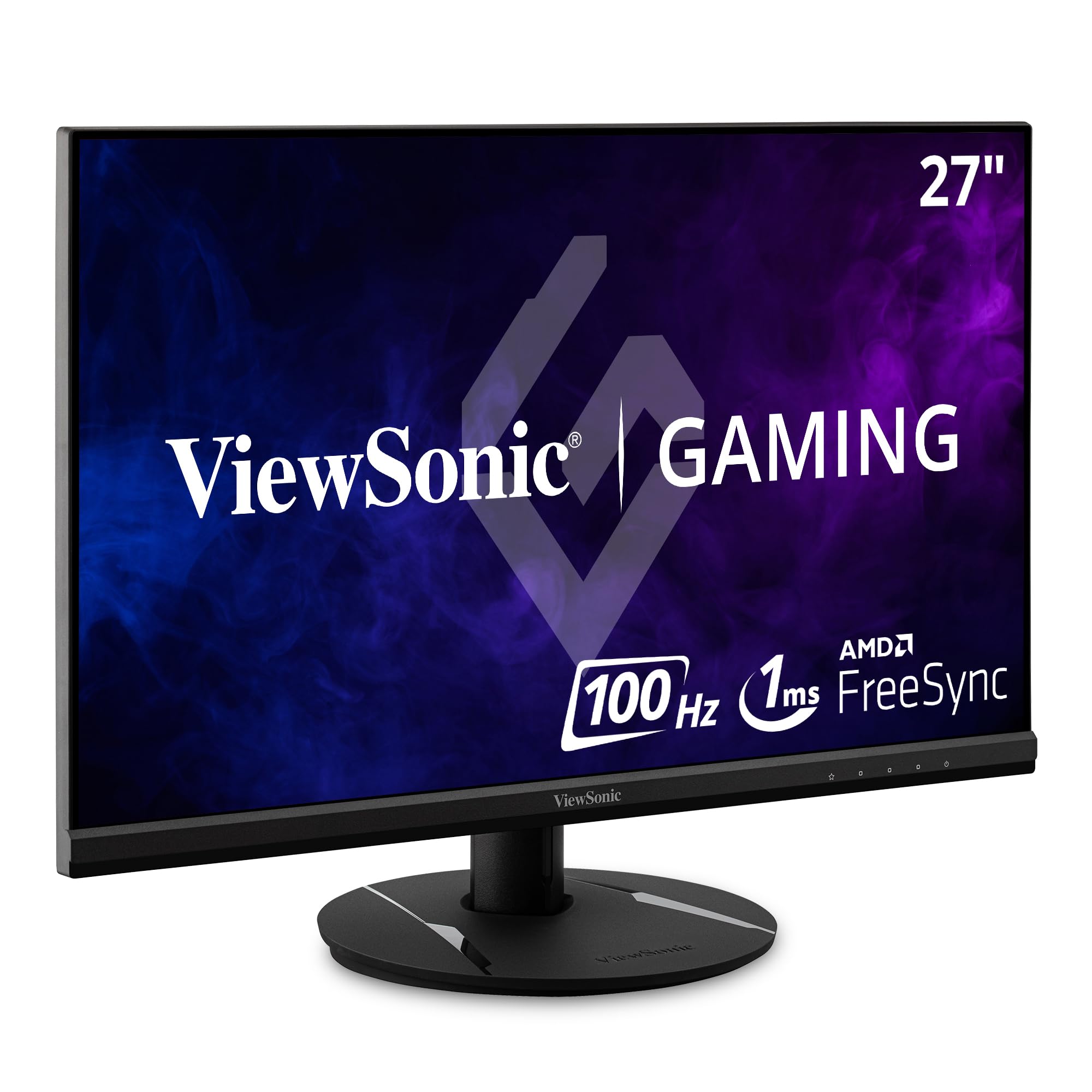 ViewSonic VX2716 27 Inch 1080p 1ms 100Hz Gaming Monitor with IPS Panel, FreeSync, Eye Care, HDMI and DisplayPort Inputs