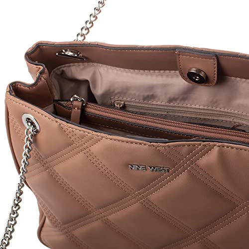 NINE WEST Skyes Shoulder Satchel Sable One Size