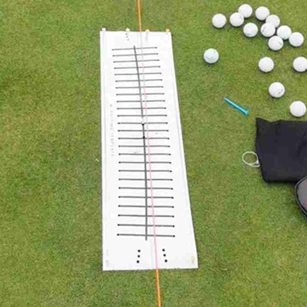 QONIA Golf Putter Putting Mat Trainer Indoor Putting Green Pad Equipment Golf Hitting Aids Blanket Kit