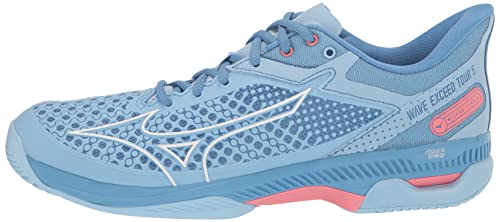 Mizuno Women's Tennis Shoe, Dutch Canal-White, 7
