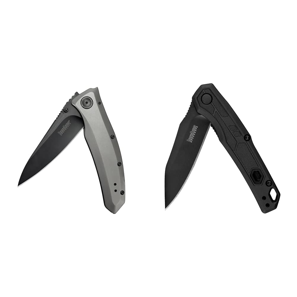 Kershaw Grid Pocketknife (3.7" Blade) and Appa Folding Tactical Knife (2.75" Blade) Bundle