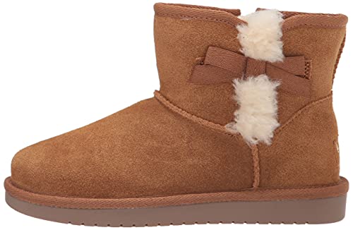 Koolaburra by UGG, Victoria Mini Boot, Chestnut, 5 Big Kid
