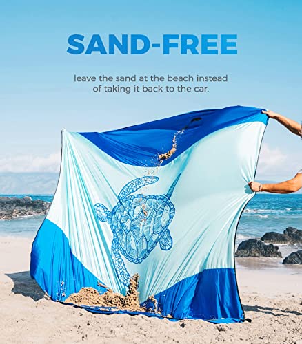 OCOOPA Beach Blanket - Sand-Free, Quick-Drying, Large & Compact - Perfect for Beach Yoga, Outdoor Music Festivals, Travel & Camping Gifts