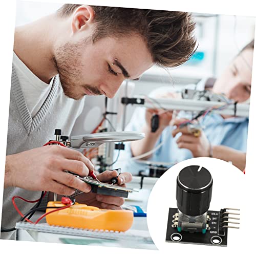 VILLCASE 5 Pcs Module Car Amplifier Reflectors Amp for +Accessories Ky-040 Rotary Encoder Brick Shaft Encoder Keyes Rotary Encoder Square Washer Oval Cake Pan Number Potentiometer to Rotate