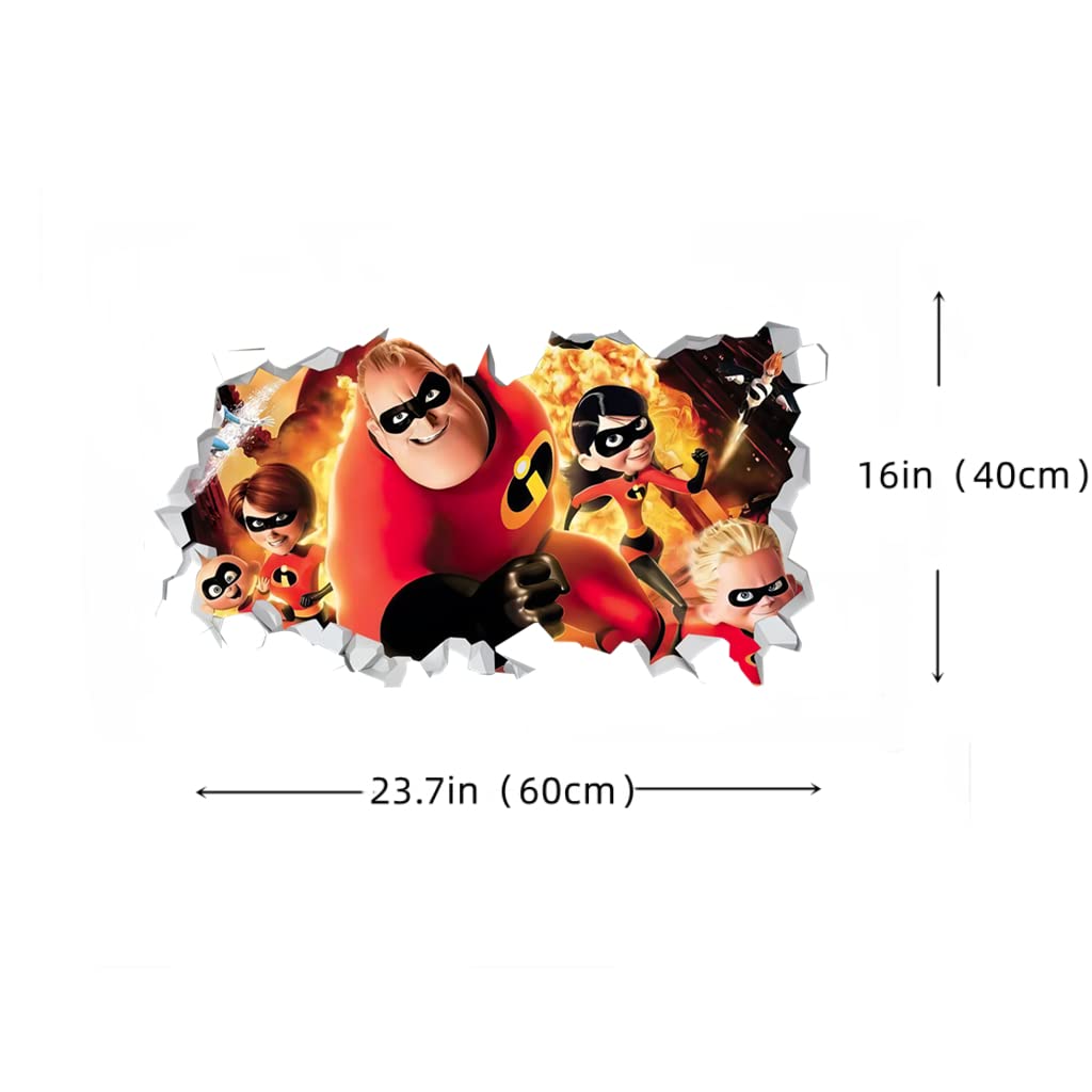 The Incredibles Wall Decal Sticker Art Kids Room Home Decor