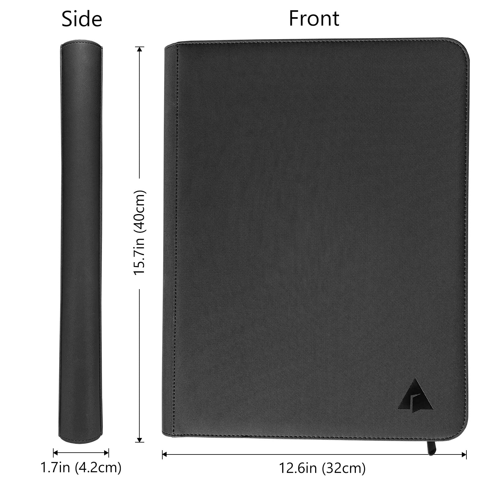 Rieton Toploader Binder, 250+ Pockets Top Loader Storage Case for Trading Cards, Double Sided Pockets for MTG, YugiOh, Baseball, Football and other TCG