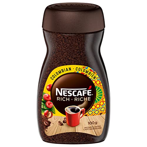 NESCAFE, Rich Colombian, Instant Coffee, 100g/3.5oz., Jar, {Imported from Canada}