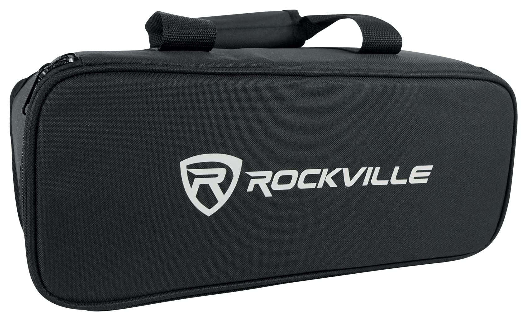 Rockville 4 Pack Mini RF4 Black DJ/Party Wash Up Lights+Bag+RF Remotes+Wireless DMX