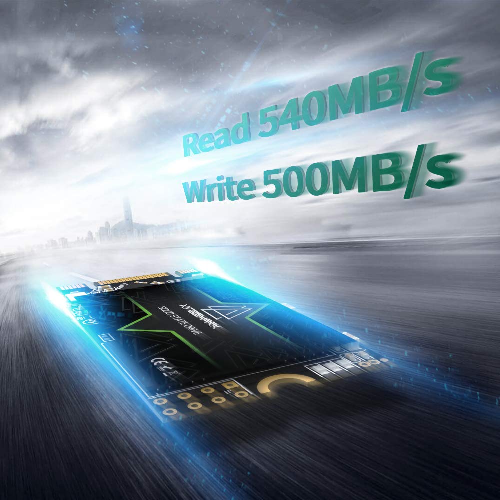Kingshark Gamer SSD M.2 2242 1TB Internal Ngff SSD 42MM SATA III 6Gb/s (1tb, M.2 2242)
