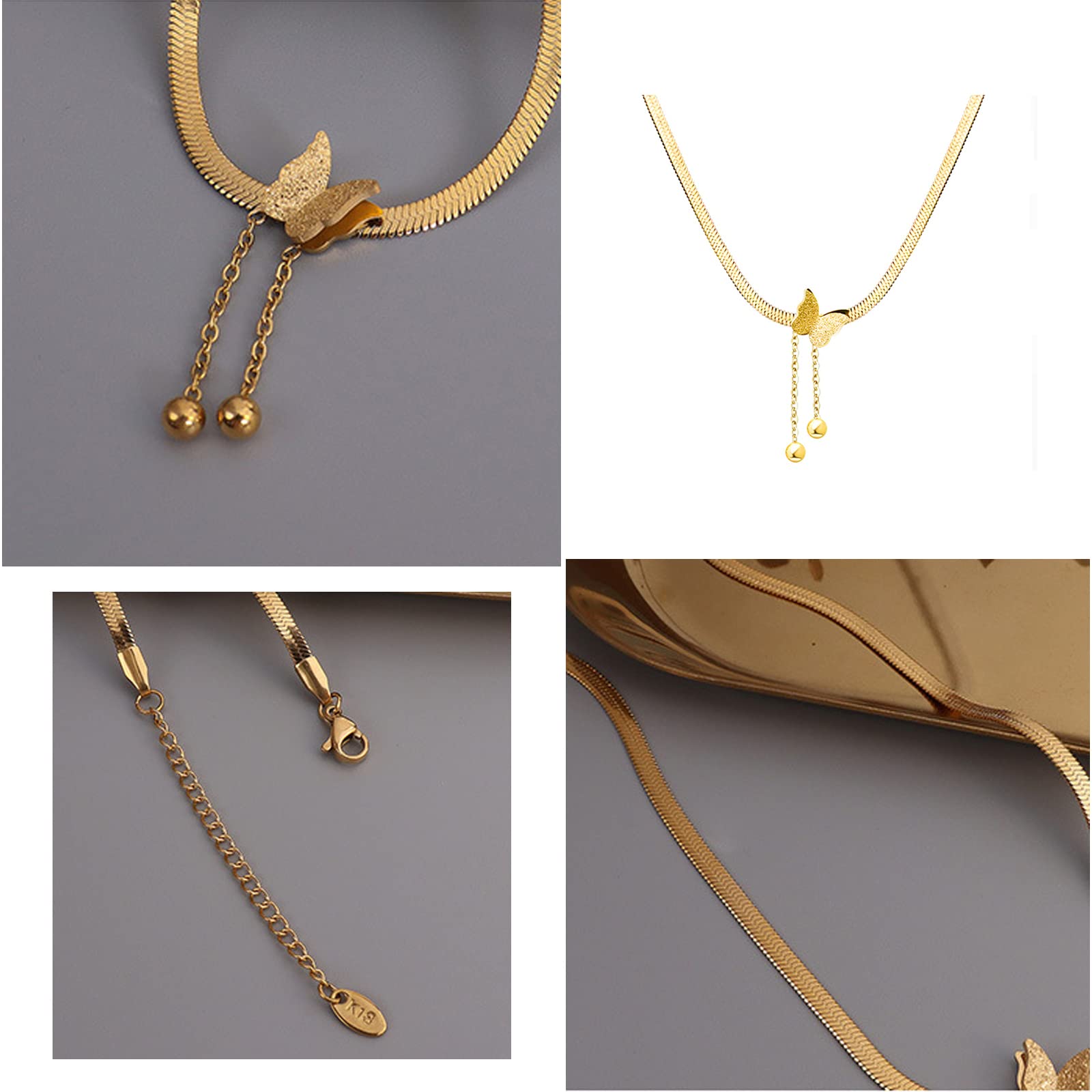Necklaces for Women,Butterfly Necklace