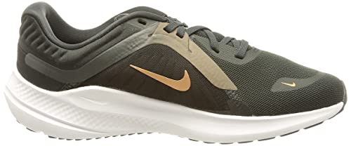 Nike Women's Quest 5 Running Shoes, Dk Smoke Grey/Metallic Silver, 8.5 M US