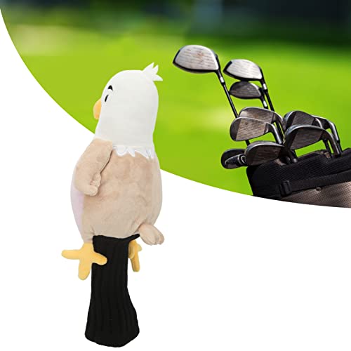 QSTNXB Golf Headcover, Soft Lining Animal Golf Club Head Covers, Cute Look Golf Driver Head Covers, Professional Protection Driver Cover, for Golf Course(Pink)