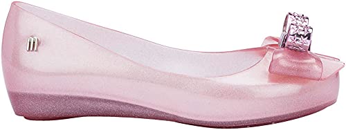 mini melissa Girl's Ultragirl Stars (Little Kid/Big Kid) Glitter Pink 3 Little Kid M