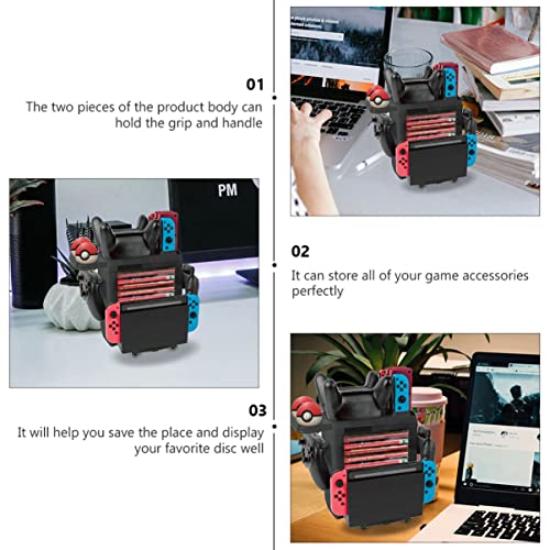 SOLUSTRE Shelf Stand Stand Game Disc Storage Game Disc Stand Game Plastic Stand Game Storage Tower Bracket Game Video Game Video Game Desktop