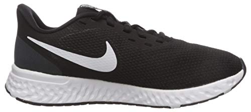 Nike Women's Revolution 5 Running Shoe, Black/White-Anthracite, 6.5 Wide US