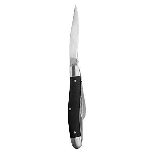 Kershaw Brandywine Folding Pocket Knife, Three Blades with Manual Open, Slipjoint Lock (4382), Steel