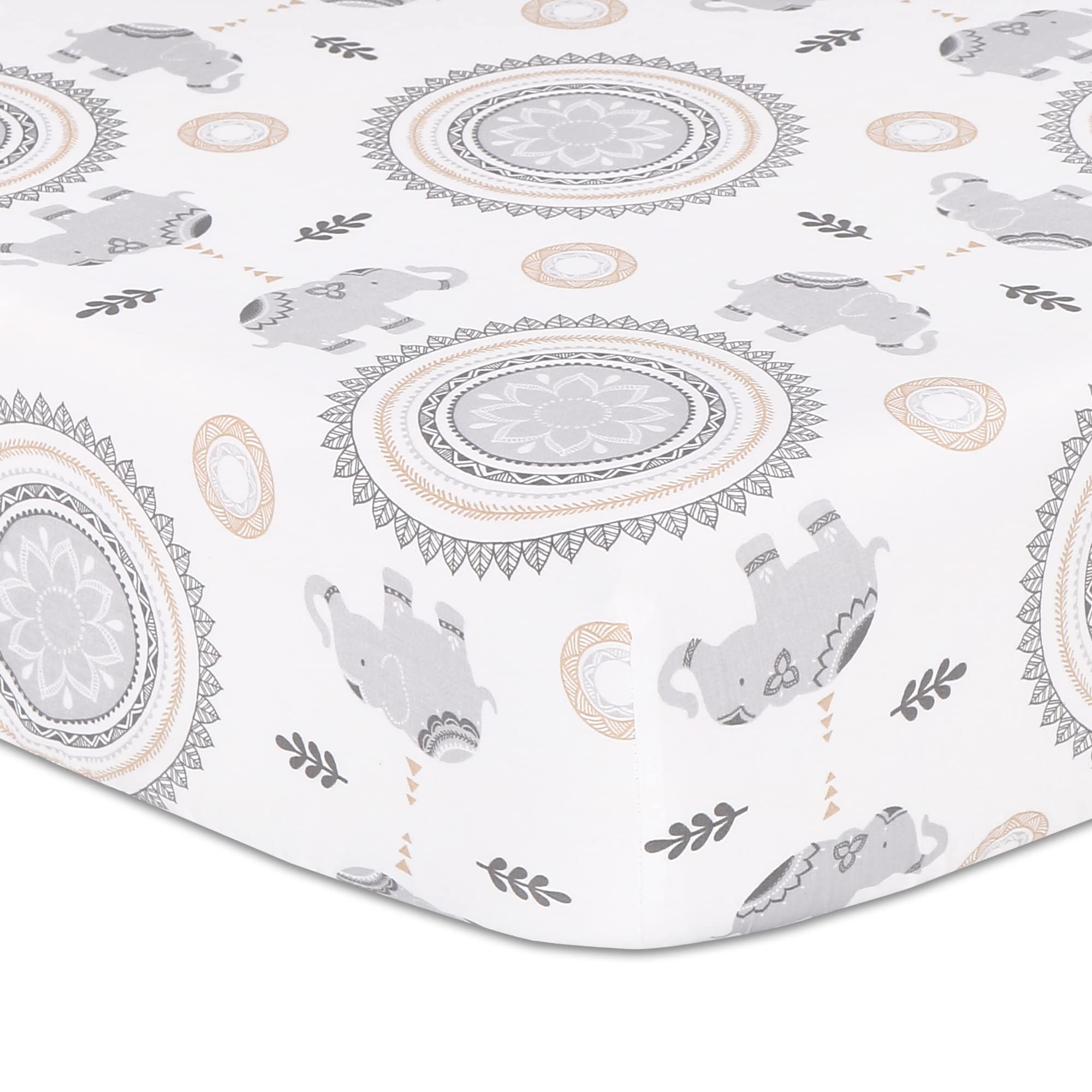The Peanutshell Boho 3 Piece Crib Bedding Set