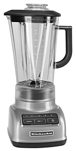 KitchenAid KSB1575MC 5-Speed Diamond Blender, Metallic Chrome (Renewed)