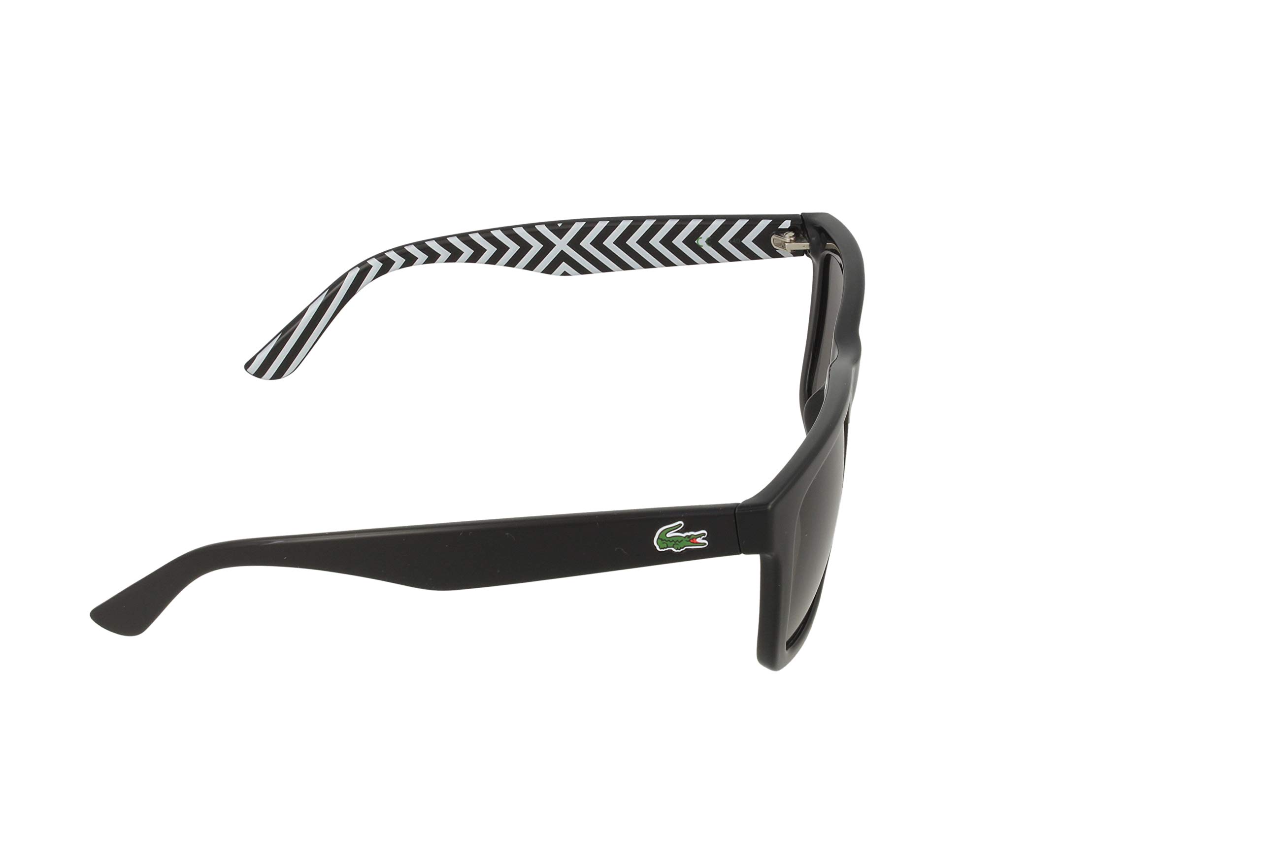 Lacoste L750S Rectangular Sunglasses, Black/Grey, 54 mm