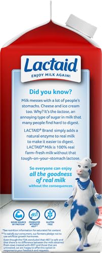 Lactaid Whole Milk, 64 fl oz
