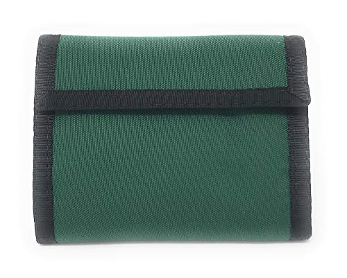 RFID California Bifold Nylon Wallet w/Inside Pocket. Hook & Loop Closures. USA