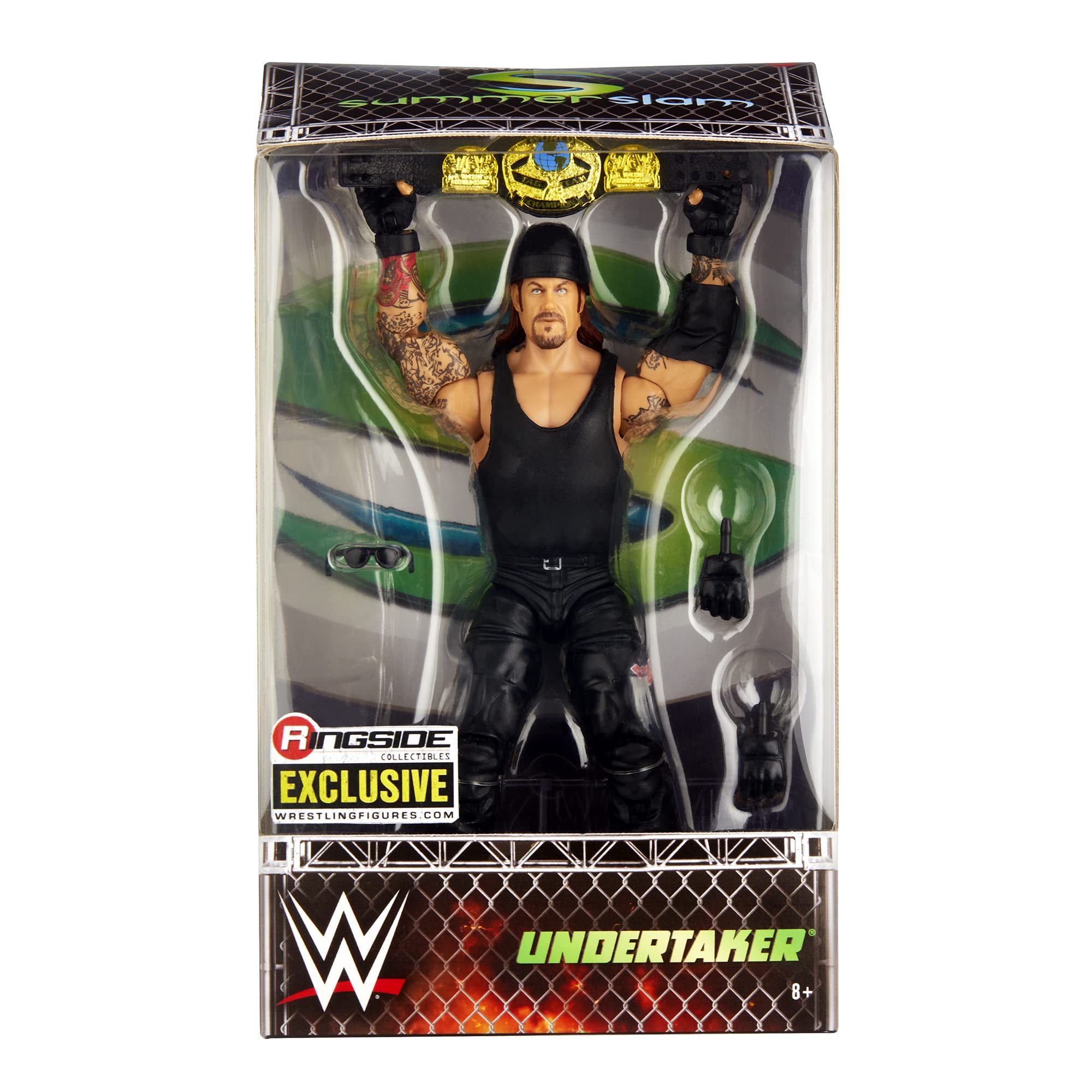 Ringside WCW Tag Team Champion Undertaker - WWE Elite Exclusive Mattel Toy Wrestling Action Figure