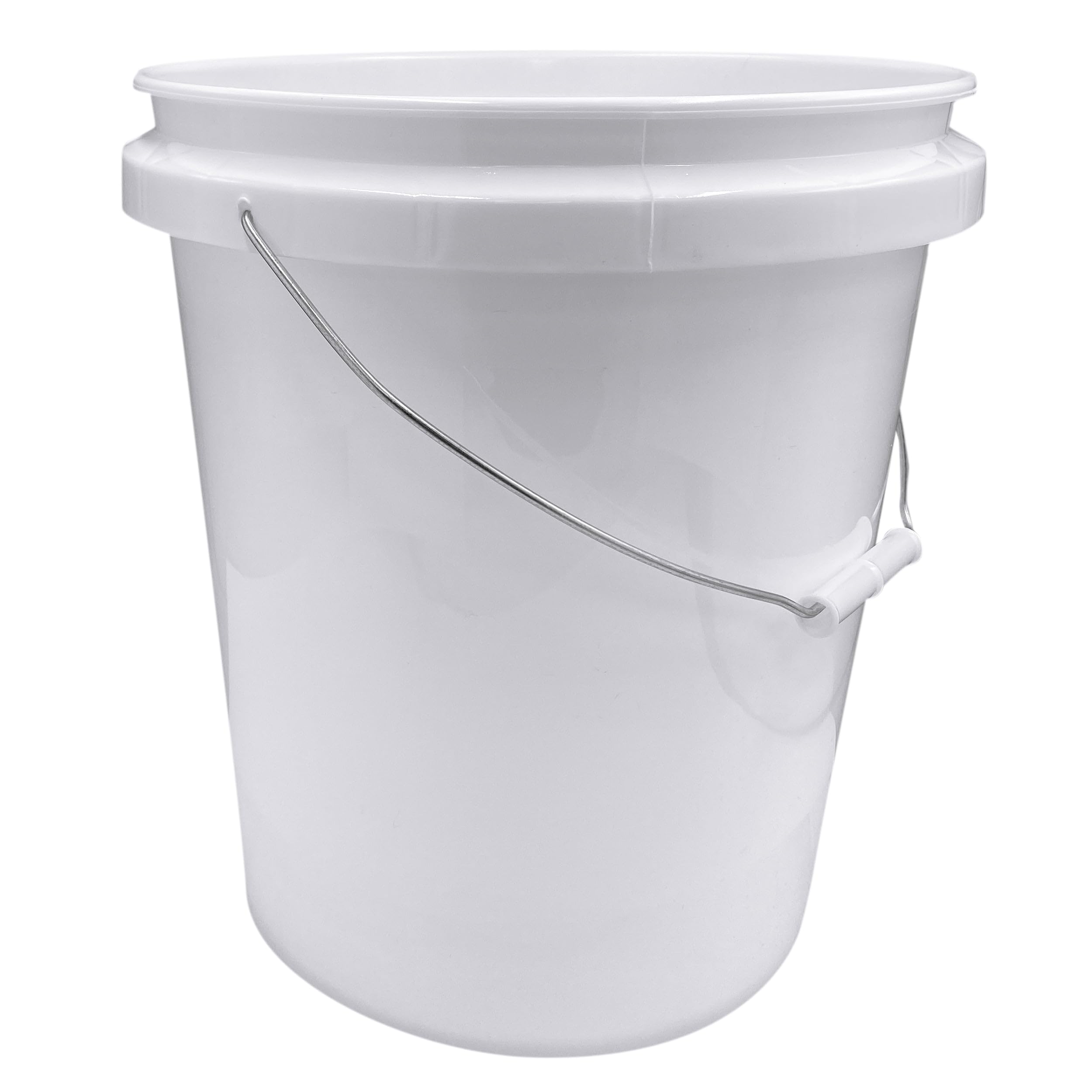 VVloop 5 Gallon Plastic Pail, White,Buckets, Commercial mop Buckets, Paint Buckets