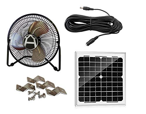 Western Harmonics Solar Powered 10 Watt Fan Kit