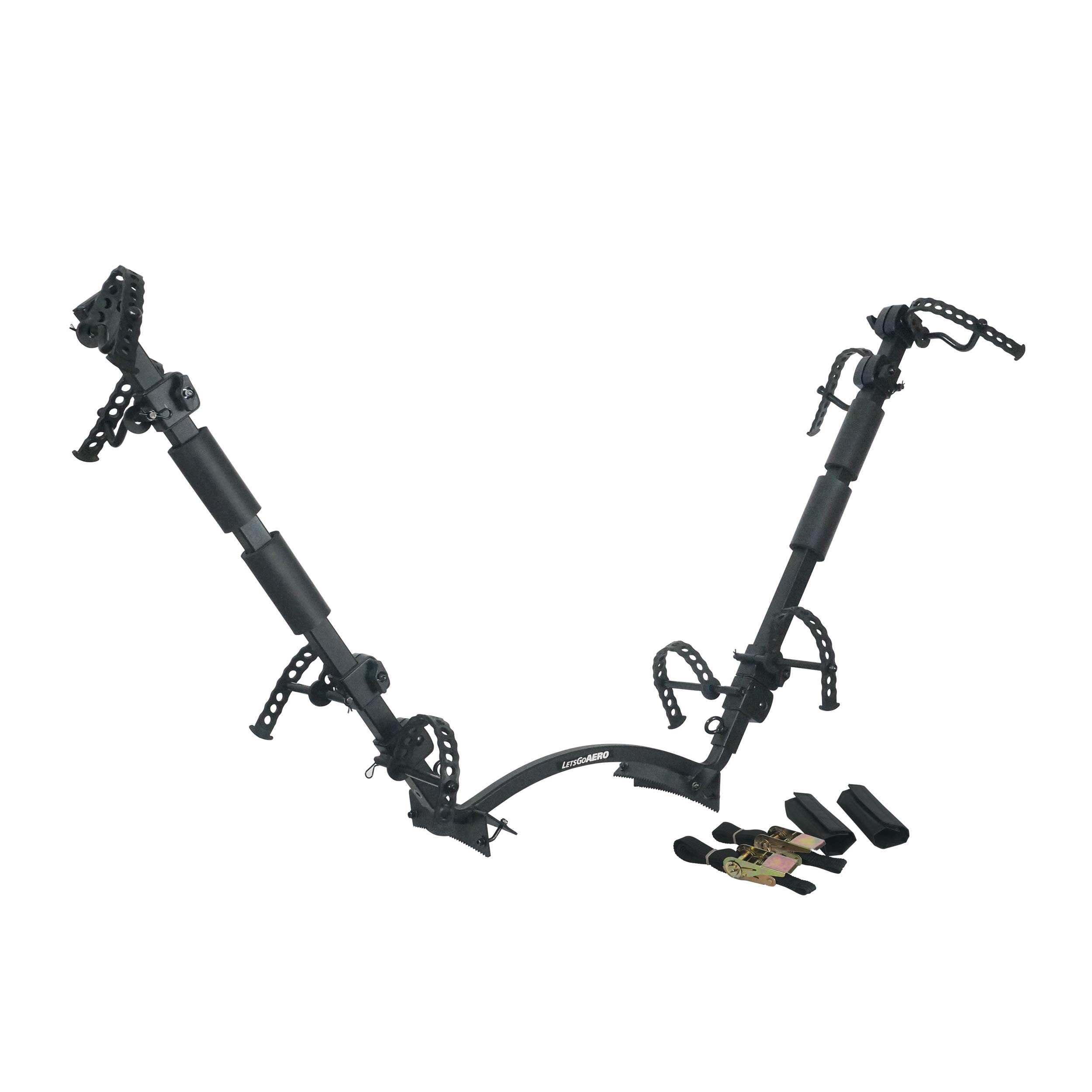 Let's Go Aero TireBiter 2-Bike VRack Carrier for Spare Tires | Back-up Camera Compatible (Model B00987)