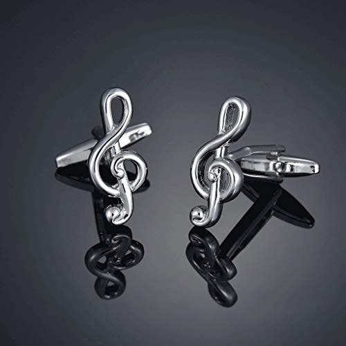 Shirt Cufflink for Mens Designer Cuffs Link Button Male Silver Wedding (Color : F) (G b)