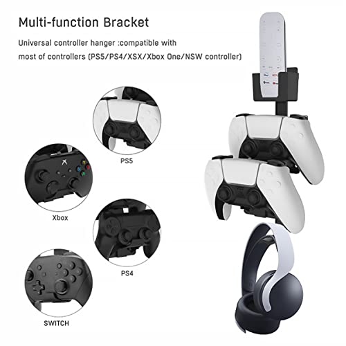 SOLUSTRE 6pcs Game Machine Gamepad Headset Storage Rack Showing Stand for Headset Game Controller Rack Headset Hanger Stand