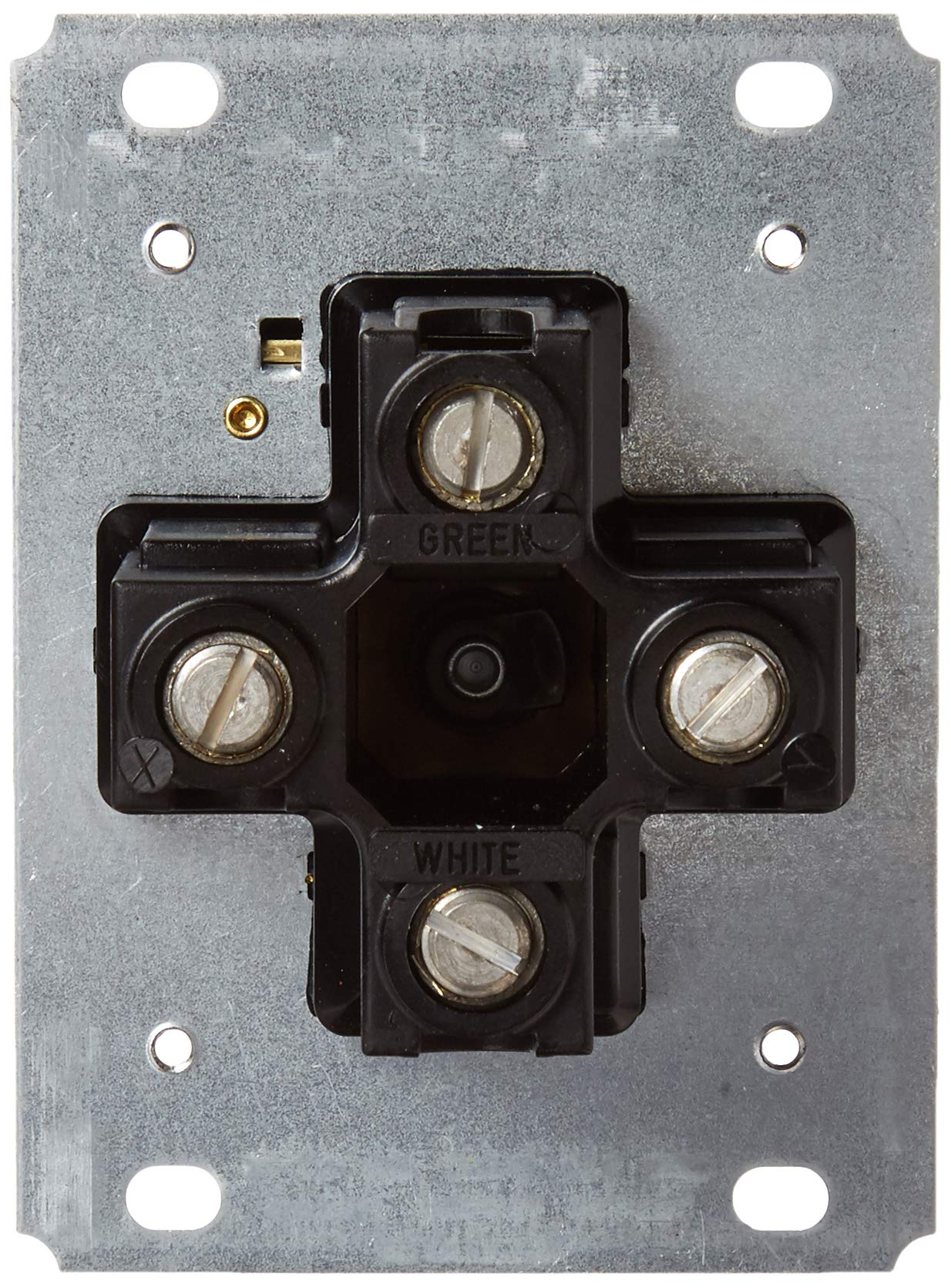 Leviton 9460 60 Amp, 125/250 Volt, Flush Mounting, Receptacle, Straight Blade, Industrial Grade, Grounding, Black