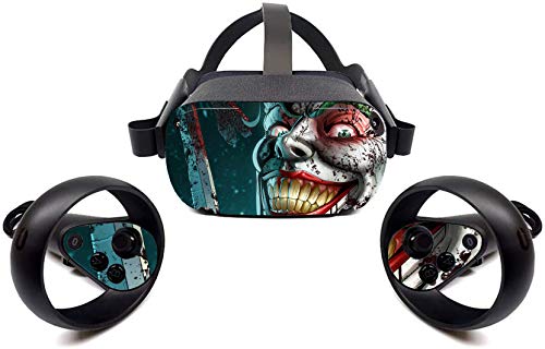 Oculus Quest VR Headset Skin sticker Crazy Man Vinyl Decal for Headset and Controller by ok anh yeu