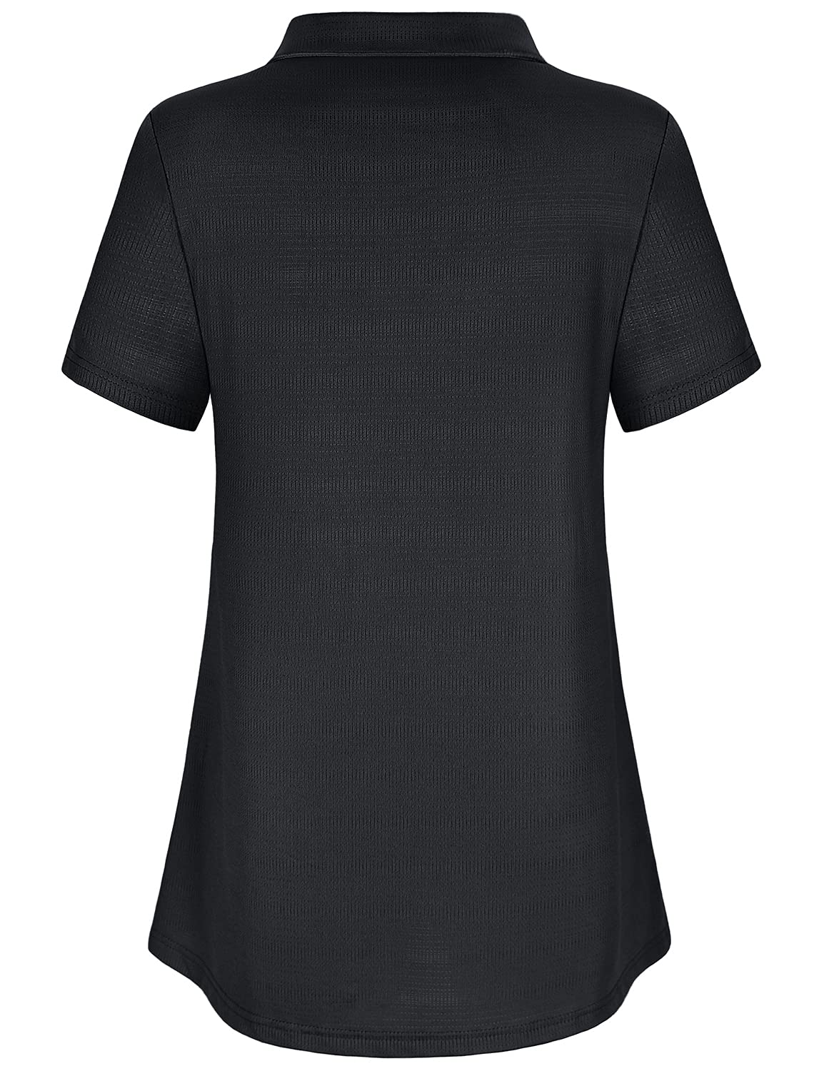 MISS FORTUNE Womens Dry Fit Yoga Shirts Moisture Wicking Golf Tshirt, Black 3XL