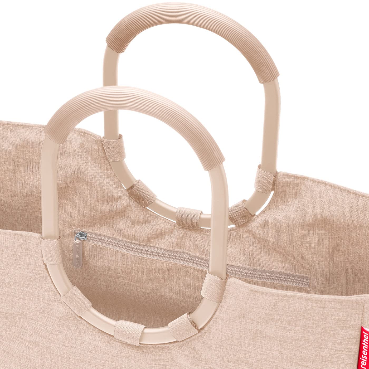 reisenthel loopshopper L twist coffee โ Sturdy bag with practical compartments made from recycled PET bottles - Charming and water resistant design.